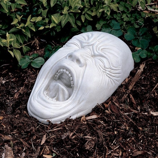 screaming ceramic face