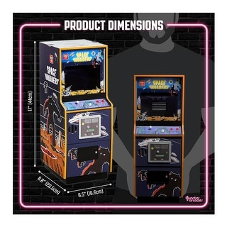 Numskull Quarter Arcades Quarter Sized Space Invaders Mini Arcade ...