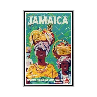 iCanvas "Jamaica - Trans-Canada Air Lines" by Unknown Artist Framed ...