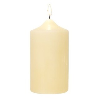 Ivory Pillar Candles (Set Of 24) - Bed Bath & Beyond - 36879710