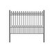 ALEKO DIY Garden Yard Privacy Steel Fence Panel 5.5'x5' Prague Style ...