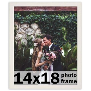 14x18 Frame White Wash Picture Frame - Complete Modern Photo Frame ...