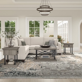 Coliseum Square Coffee Table with End Tables by Bush Furniture - Bed ...