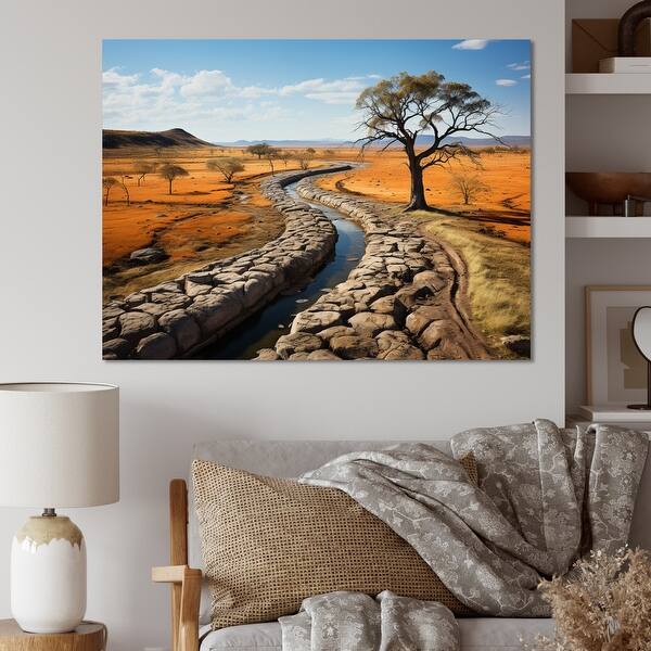 Designart "Landscape Australia Outback Spectrum IV" Landscapes Wall Art ...