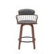Willow Upholstered Wood Swivel Counter or Bar Stool - Bed Bath & Beyond ...