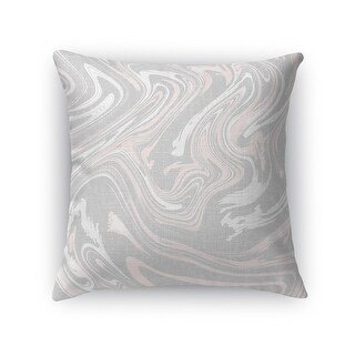 BOHO SWIRL PINK AND GREY Accent Pillow by Kavka Designs - Bed Bath ...