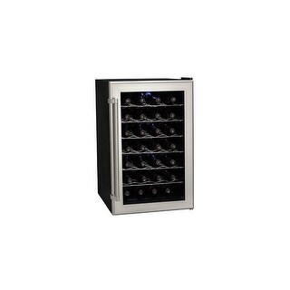 Koldfront TWR282 18" Wide 28 Bottle Wine Cooler with Thermoelectric ...