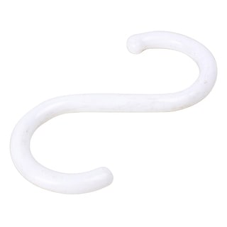 2 PCS Plastic S Shape Hooks Hangers Clasp for Wardrobe Home ...