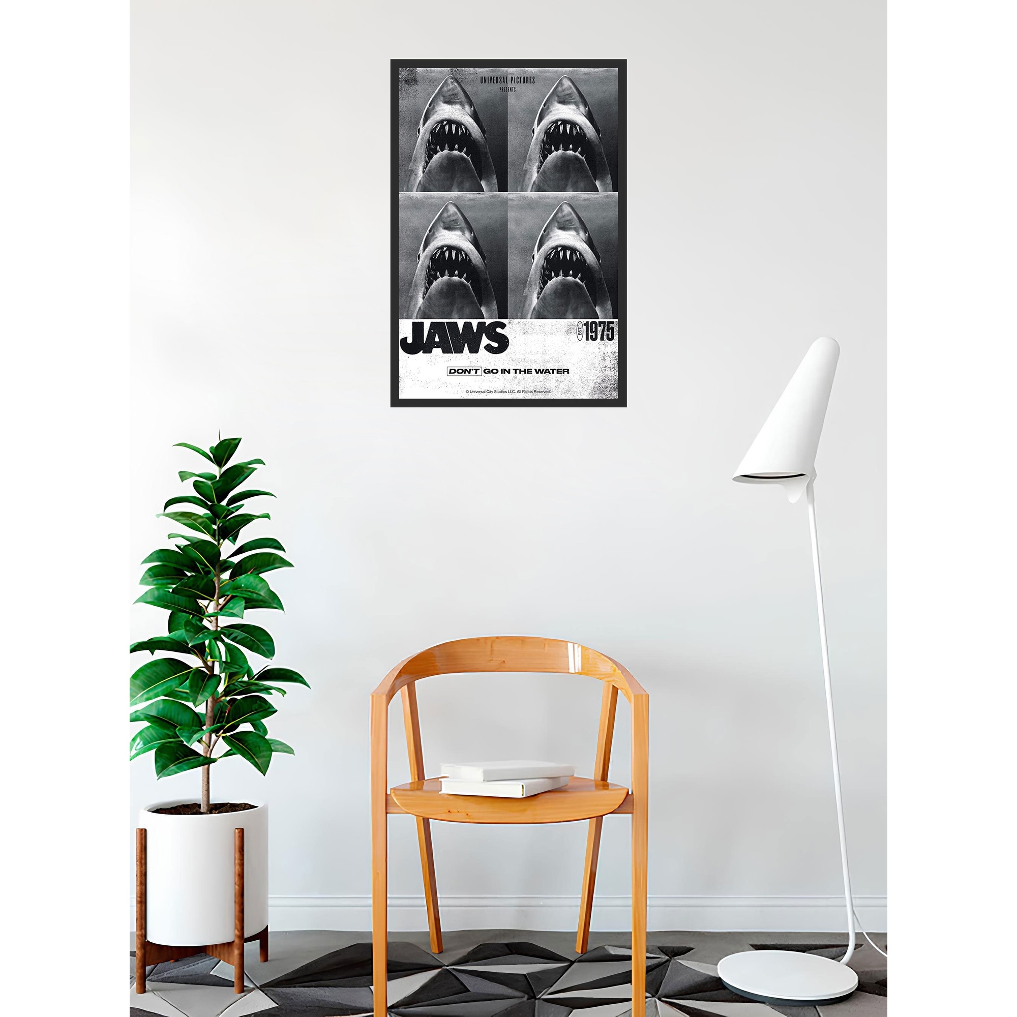 jaws poster framed