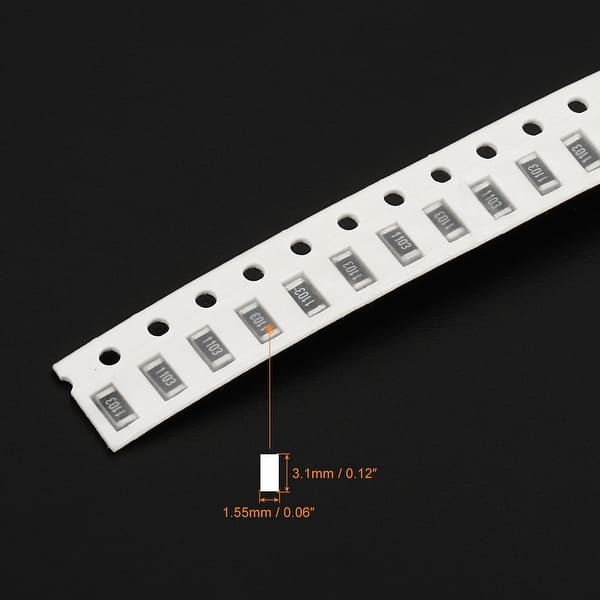 100 Pcs 1206 Chip Resistor 110K Ohm 1/4W Surface Mount Device Resistor ...