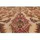 Hand Knotted Mahal Beige,Rust 100% Wool Traditional Oriental Area Rug ...