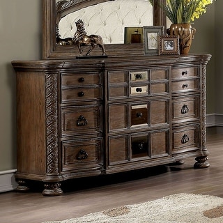 Cimarron Transitional Natural 56-inch Wide 9-Drawer Wood Dresser by ...