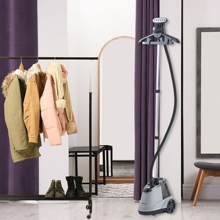 True & Tidy X5 Pro Commercial Heavy Duty Garment Steamer in Gray - Bed ...
