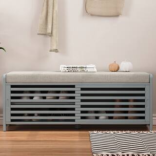 Storage Bench Shoe Cabinet with Ample Space - Bed Bath & Beyond - 41888703