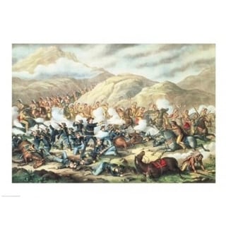 The Battle Of Little Big Horn June 25Th 1876 Poster Print - Bed Bath ...