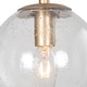 Koini Modern Contemporary Mini Pendant Dimmable LED Globe Glass Kitchen Island Light - 5.5 ...