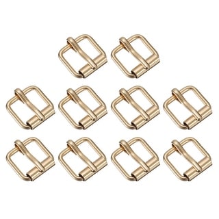 Roller Buckles, 30pcs 15x12.5mm 2.5mm Thick Metal Belt Pin Buckle, Gold ...