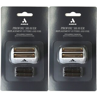 2x Andis ProFoil Shaver Replacement Cutters and Foil 17280 - Bed Bath ...