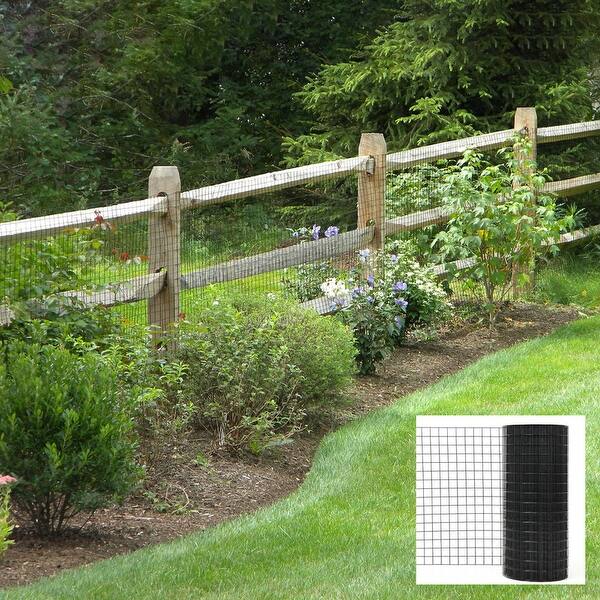 48inX50ft Black Welded Wire Fence Screen for Poultry-Netting Cage ...