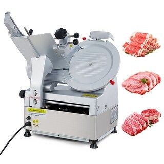 Automatic Meat Slicer, 550W Deli Slicer with 12" Carbon Steel Blade ...
