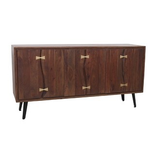 A&B Home Asther Sideboard - Natural/Black - Bed Bath & Beyond - 37102254