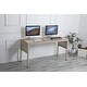 63" Classic Home Office Computer Desks Workstation Desks Metal ...