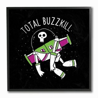 Stupell Total Buzzkill Animation Parody Toy Pun Framed Wall Art,12x12 ...