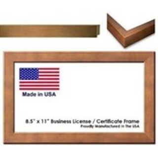 x 11 Inch Professional Business License Frame Metallic Bronze - Bed ...