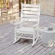 Classic Commercial Grade All-Weather Outdoor Rocking Chairs (Set of 2 ...