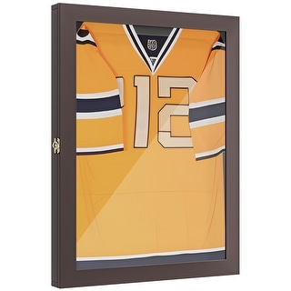 24"*32" Wall-Mounted Memorabilia Acrylic Shadow Box with Hanger - Bed ...