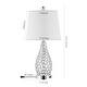 JONATHAN Y Hank 22.25" Midcentury Modern Iron LED Table Lamp with USB ...