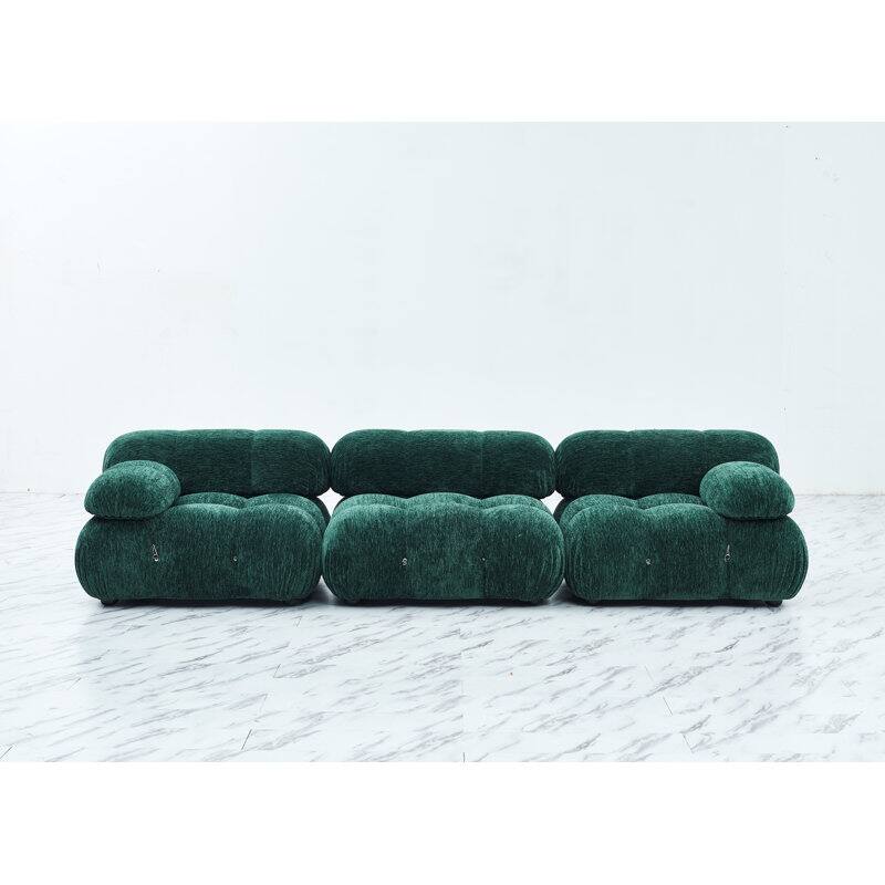 Belani 114'' Chenille Fabric Sofa - On Sale - Overstock - 40001637