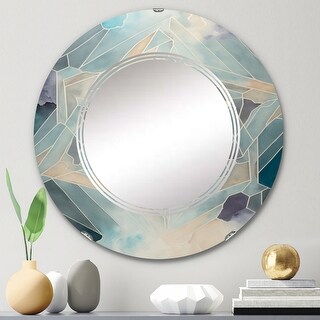 Designart 'Fundamental Patterns Sacred Geometry VII' Printed Modern ...