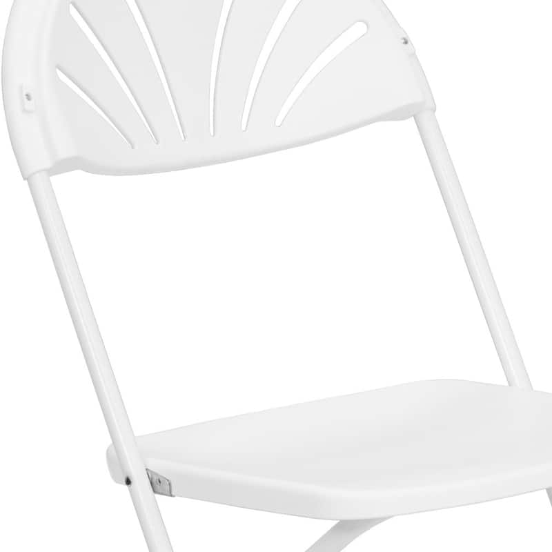 Plastic Fan Back Folding Chair (Set of 2) - Overstock - 29341962