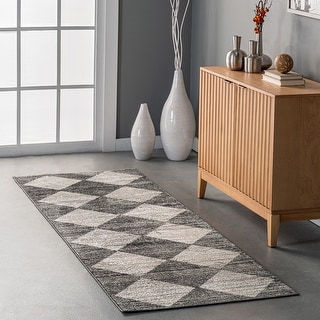 Nuloom Gianna Contemporary Geometric Checker Tile Area Rug - Bed Bath ...