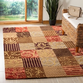 SAFAVIEH Handmade Soho Beige New Zealand Wool Rug - 5' x 8' - Bed Bath ...