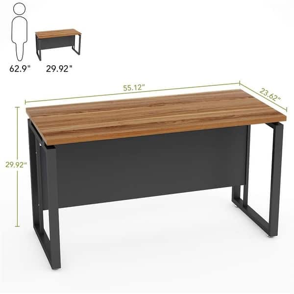 55 inches Computer Office Desk Writing Table Workstation - Bed Bath ...