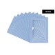 Pack of TEN 8x16 Mats Bevel Cut for 6x12 Photos - Acid Free Brittany ...