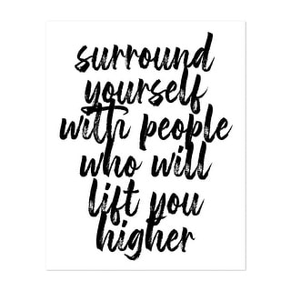 Typography Minimal Motivational People Art Print/Poster - Bed Bath ...