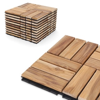 Teak Decking Tiles - Bed Bath & Beyond - 38256089