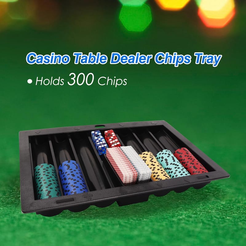 GSE™ Casino Poker Table Dealer Poker Chip Tray. Custom Poker Table Chip ...