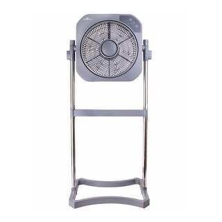 Air Innovations 12-In 2-in-1 Swirl Cool Fan with Cord Wrap (Platinum ...