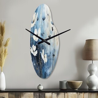 white and blue Fields of Wildflower Beauty - Wildflowers Large Wall ...