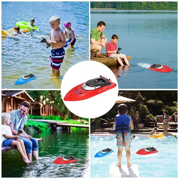 3PACK RC Boat, Remote Control Boats for Kids and Adults,10km/H 2.4G ...
