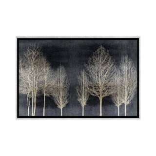 iCanvas "Trees On Dark Gray" by Kate Bennett Framed - Bed Bath & Beyond ...