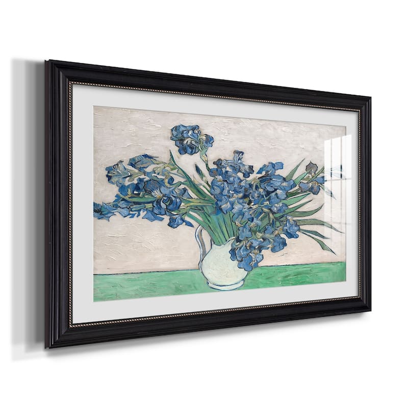 Irises 1890-Vincent van Gogh-Custom Framed Print - Overstock - 44179363