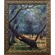 La Pastiche Claude Monet 'Olive Trees' (Study) Hand Painted Oil ...
