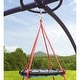 HearthSong Large Vortex Outdoor Spinning Ring Swing - One-Size - Bed ...