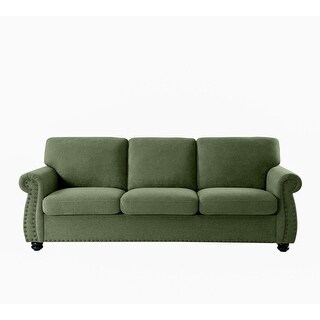 67.3" Wide Velvet Rolled Arm Sofa - Bed Bath & Beyond - 42542988
