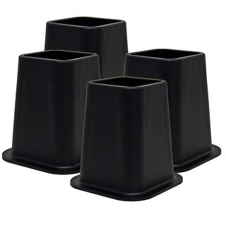 Heavy Duty Premium Quality 6 Inch Bed Risers - Furniture Riser for Desk ...